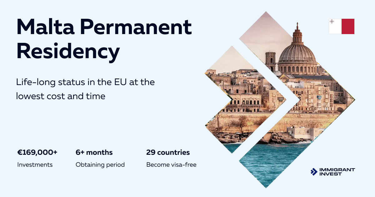 Malta Permanent Residence Programme (MPRP) 2025: Residency by Investment — Immigrant Invest