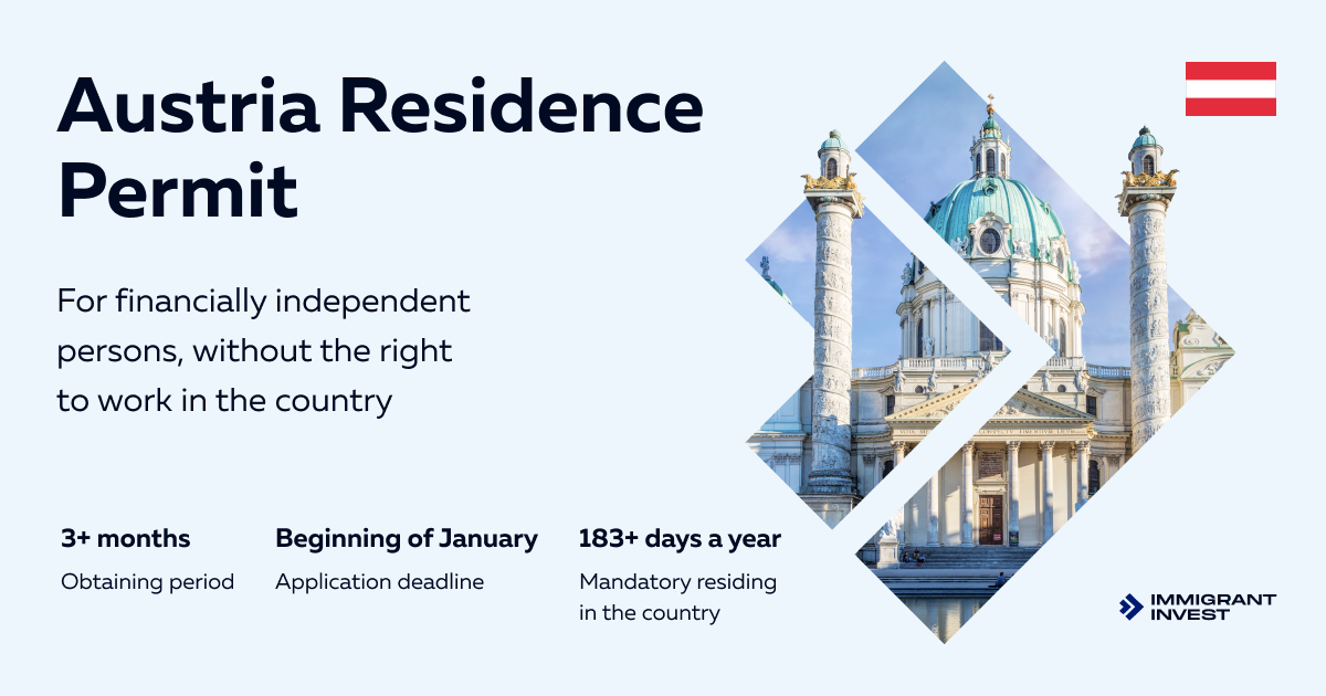 Austria Residence Permit (RP) for Financially Independent Persons 2025 ...