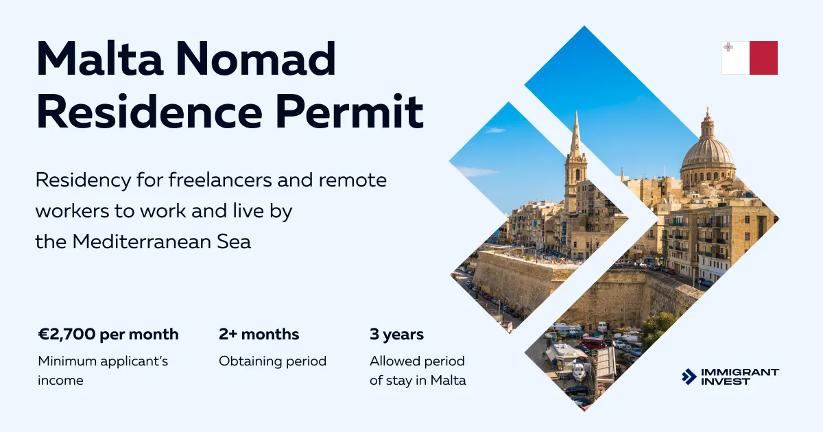 Malta Digital Nomad Visa in 2025: Apply for Residence for Remote ...