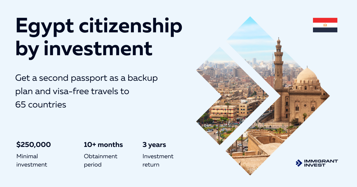 Egypt Citizenship by Investment Program 2025: Egyptian Passport By ...